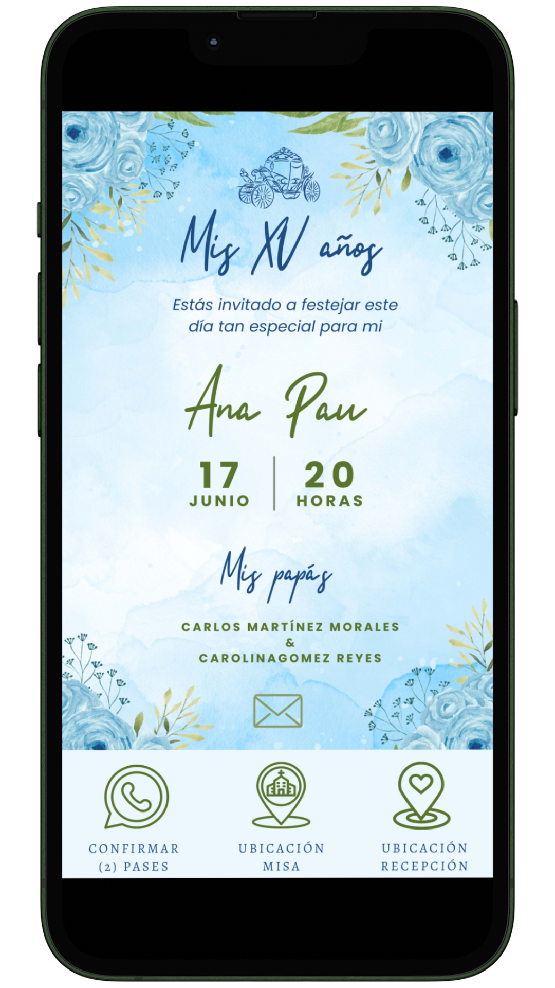 Invitaciones Interactivas XV años Pdf